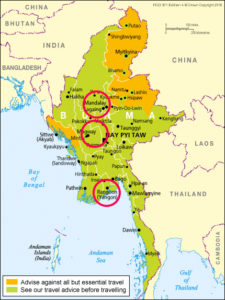 Ainda é seguro viajar para Mianmar, no sudeste asiático?