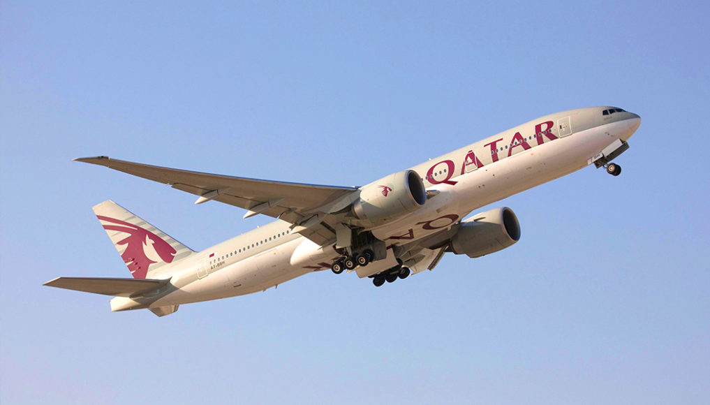 Voando para Doha com a Qatar Airways na classe executiva