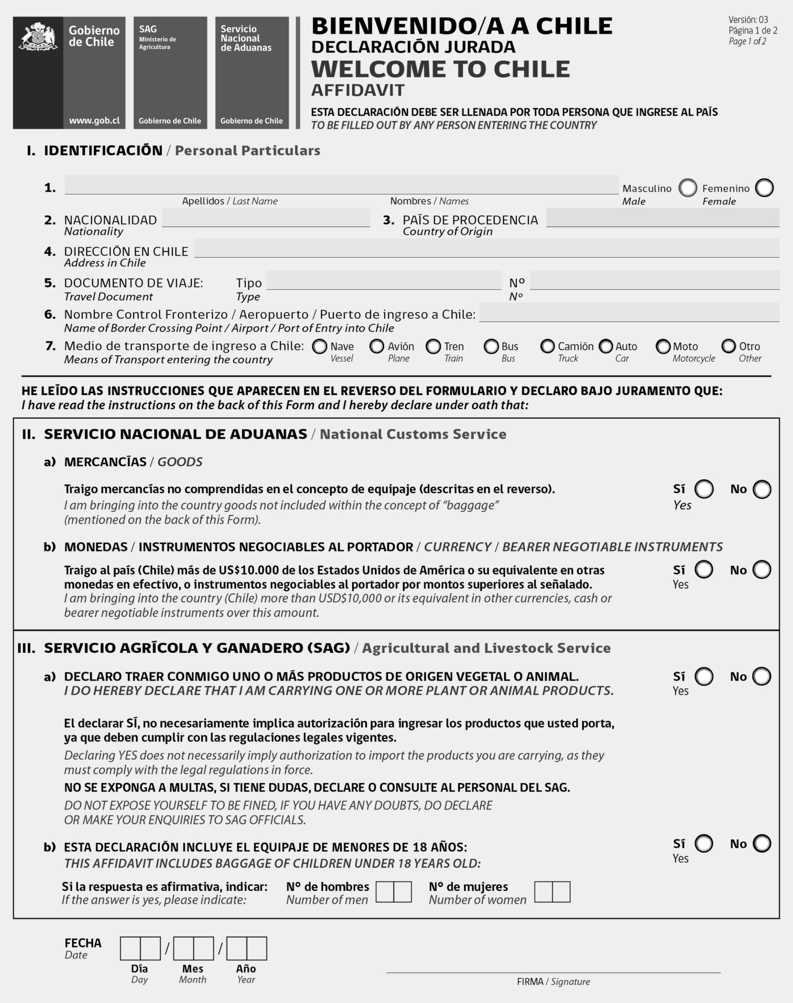Como é a imigração em Santiago e como chegar no centro